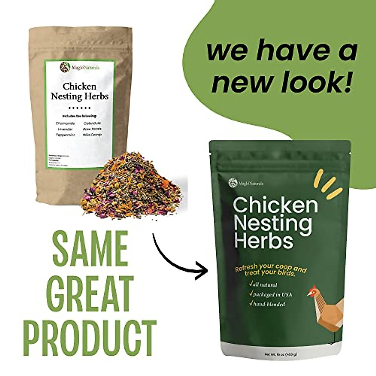 Chicken Nest Box Herbs 1 Pound Bag (1 Pound)