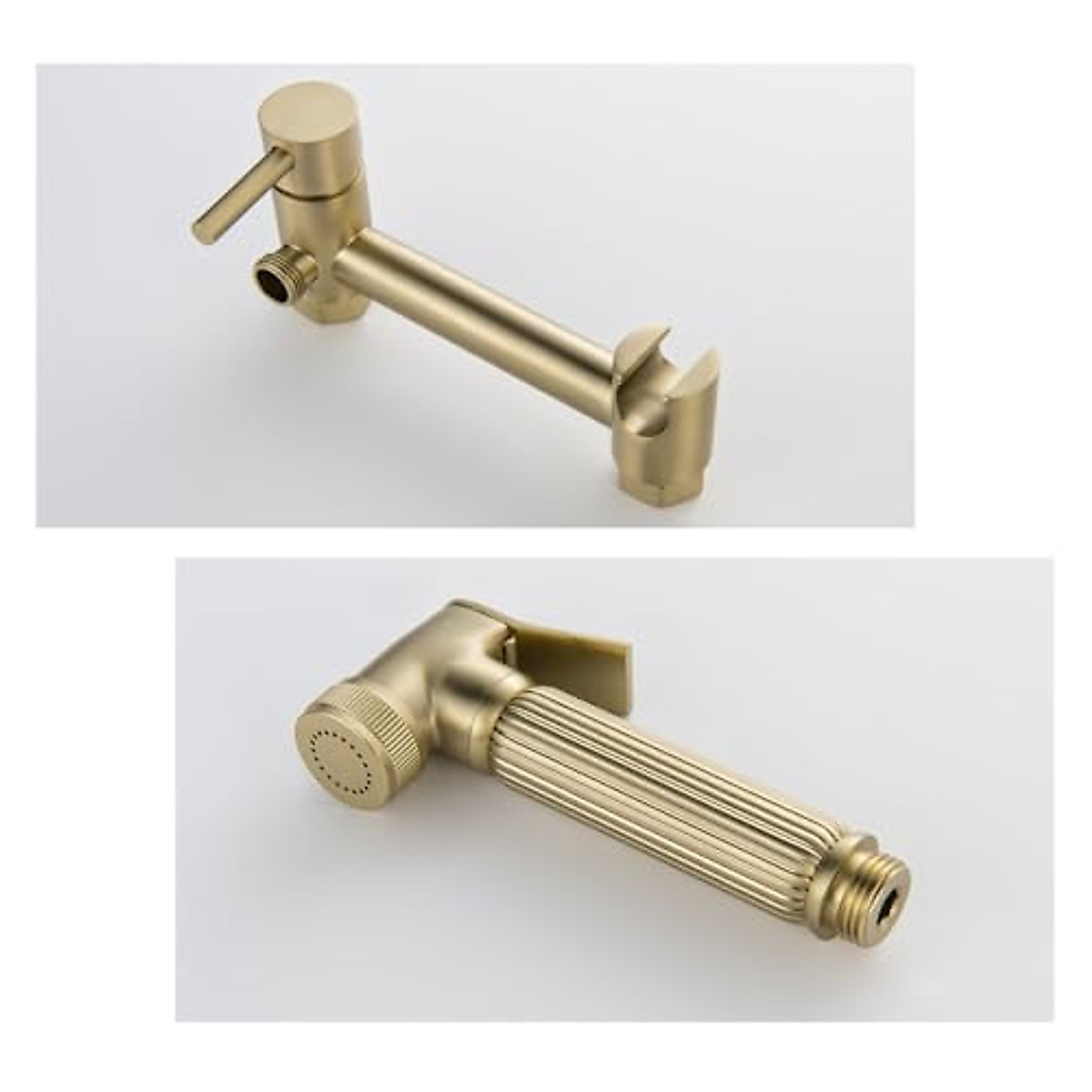 SWHC Handheld Bidet Sprayer for Toilet, Jet Spray for Toilet, Baby Cloth Diaper Sprayer with Hot and Cold Mixing Valve, Hand Held Bidet Toilet Faucet, Muslim Shower, Toilet Bidet Sprayer