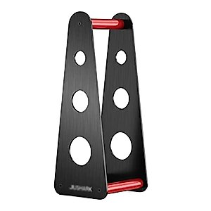 Headset Stand Aluminum Alloy Headphone Stand Head-Mounted Universal Simple Tabletop Earphone Stand Gaming Headset Base Earphone Rack Headphone Stand (Color : Black Red)