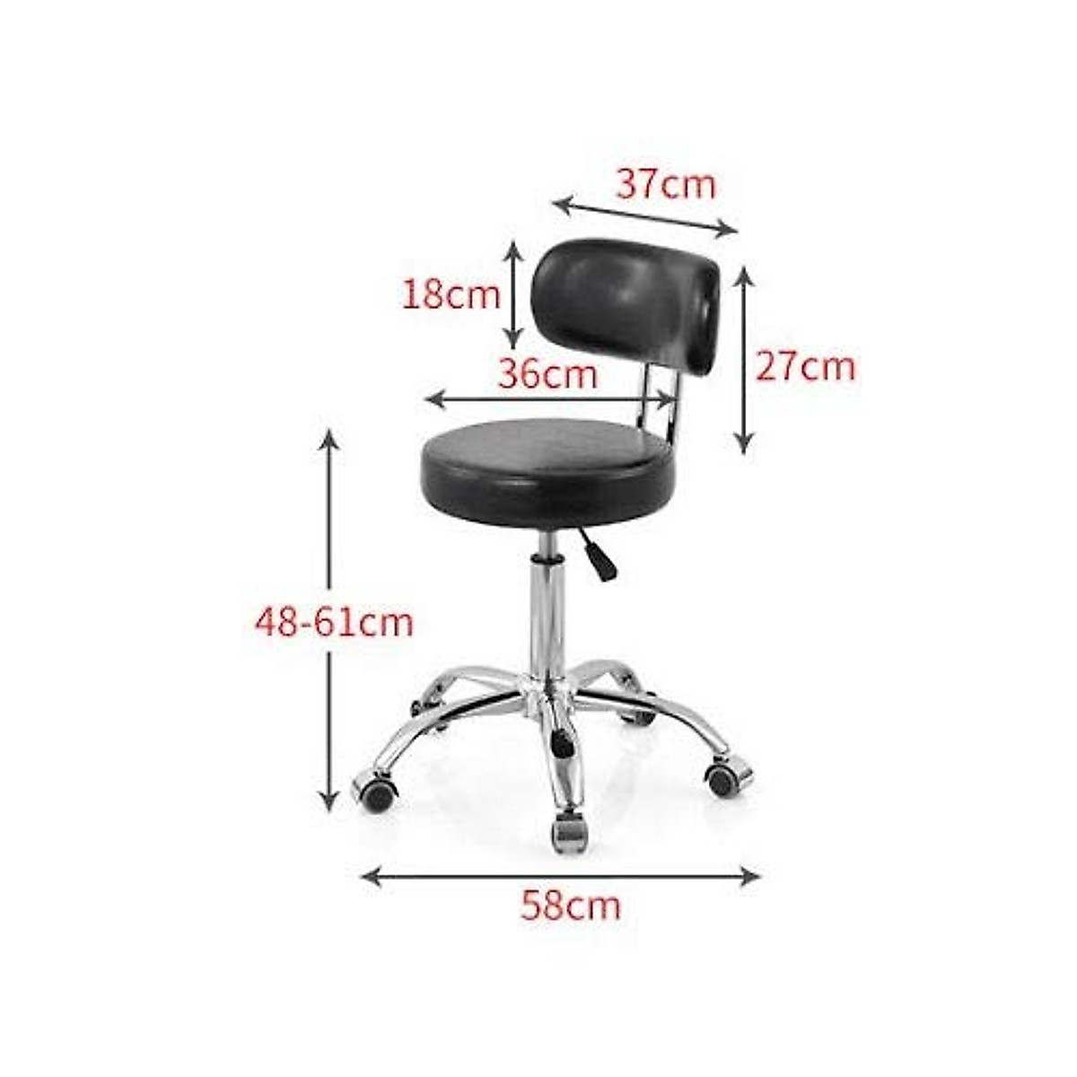 ZLBYB Office PC Desk Chairs, Faux Leather Executive Computer Chair Home Office 360°Swivel Chairs with Armrests and Backrest (Color : D)