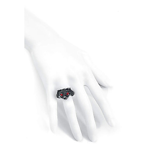 Alchemy Gothic Feline Fantasy Egyptian Cat Warrior Bastet Goddess Ring - Size N/7