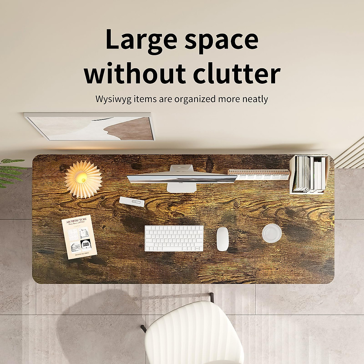 HDHNBA Modern Simple Style PC Table Folding Desk No Assembly Required, Writing Computer Desk