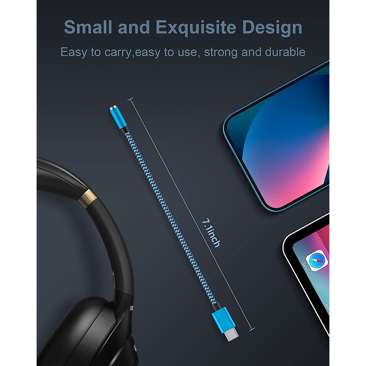 Lightning to 3.5mm Headphone Jack Adapter, 3-Pack iPhone 3.5mm Headphones/Earphones Audio Aux Jack Adapter Dongle Cable Converter Compatible with iPhone 14 13 12 11 Pro Max Plus Mini XR XS iPad iPod