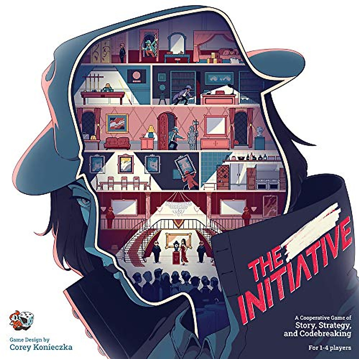The Initiative Board Game | Strategy/Narrative Puzzle/ Escape Room Game for Adults and Kids | Ages 8 and up | 1 to 4 Players | Average Playtime 30 – 60 Minutes | Made by Unexpected Games