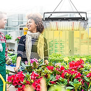 alaghi Grow Light for Indoor Plant, 144 LED Full Spectrum Grow Light,Grow Lamp with On/Off, Suitable for Indoor Plants,Outdoor Gardens,Growing Tents,Greenhouse Planting (A400)