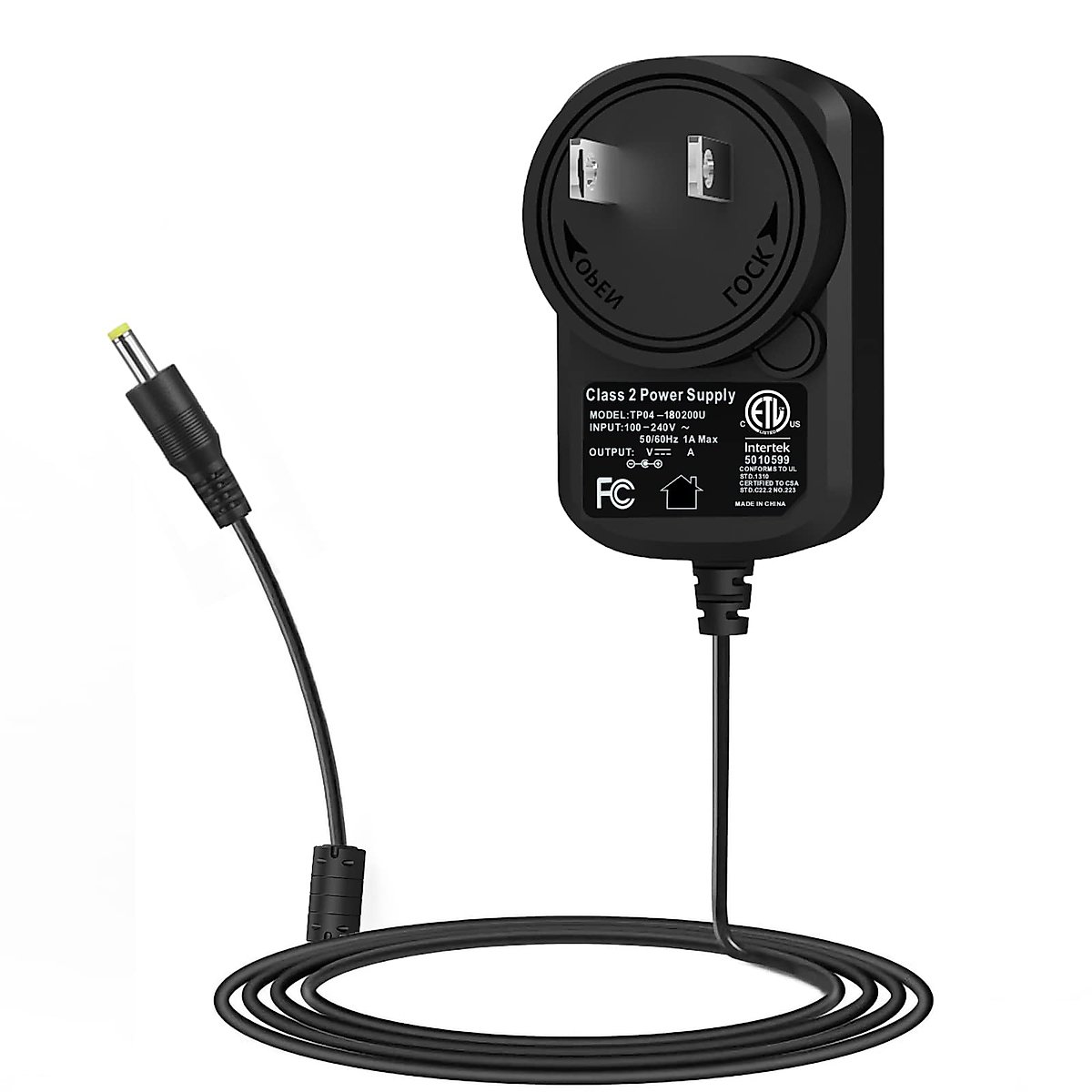 HY1C 21W Power Cord Replacement for Alexa Echo 1st 2nd Generation, Echo Show 1st Gen, Echo Show 5 (3rd Gen), Echo Plus 1st Gen, Echo Look, Echo Link, Fire TV 2nd Gen, 15V 1.4A Power Adapter Cable