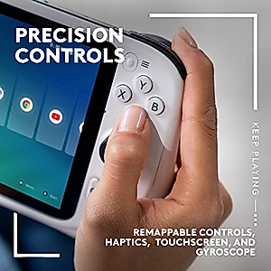 Logitech G Cloud Gaming Handheld , Portable Gaming Console with Long-Battery Life, 1080P 7-Inch Touchscreen, Lightweight Design, Xbox Cloud Gaming, NVIDIA GeForce NOW, Google Play (Renewed)