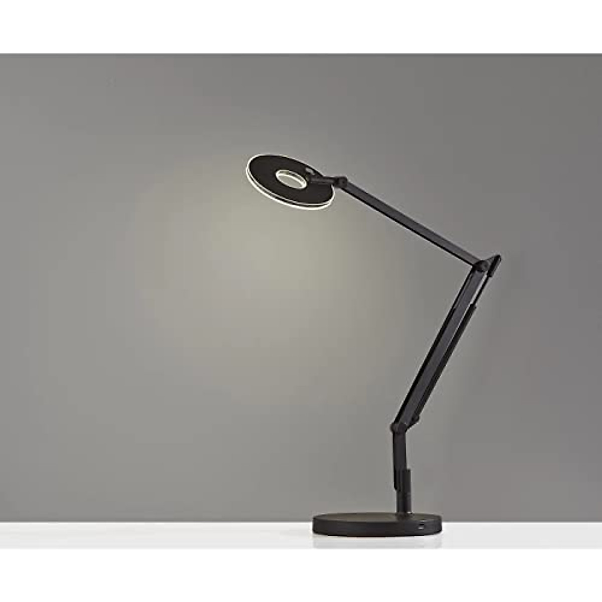 Adesso 6013-01 Gordon LED Desk Lamp 32.5 in, 9 Watt LED, Black, 1 Table Lamp