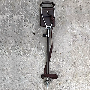 Shooting Seat Stick | Quality Hunting Stick | Adjustable Antique Brown Shooting Stick | Very Durable Leather Seat Folding Chairs | Lightweight Walking Stick | Hunting Equipment