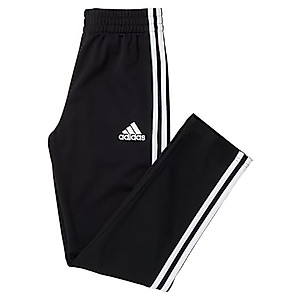 adidas Boys' Tapered Trainer Pant, Black, Large