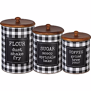 Canister Set - Flour Sugar Coffee