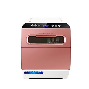 Portable Dish Washing Machine, Countertop Dishwasher with 2L-3L Built-in Water Tank, No Installation Needed, 360° Dual Spray Arms And Fast Air-Dry Function, Dishwasher For Apartments and RVS