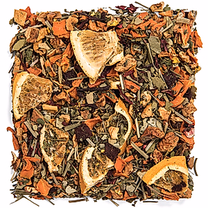 Tealyra - Orange Lemonade - Hibiscus - Eucalyptus - Lemongrass - Herbal Fruity Loose Leaf Tea Blend - VitaminsRich - Boost Immune System- 100% Natural – Hot and Iced - Caffeine-Free - 110g (4-ounce)