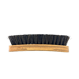 Bickmore Shoe & Boot Shine Brush - 100% Horsehair - Cleaning Brush Great for Waxing, Polishing, Buffing Finished Leather