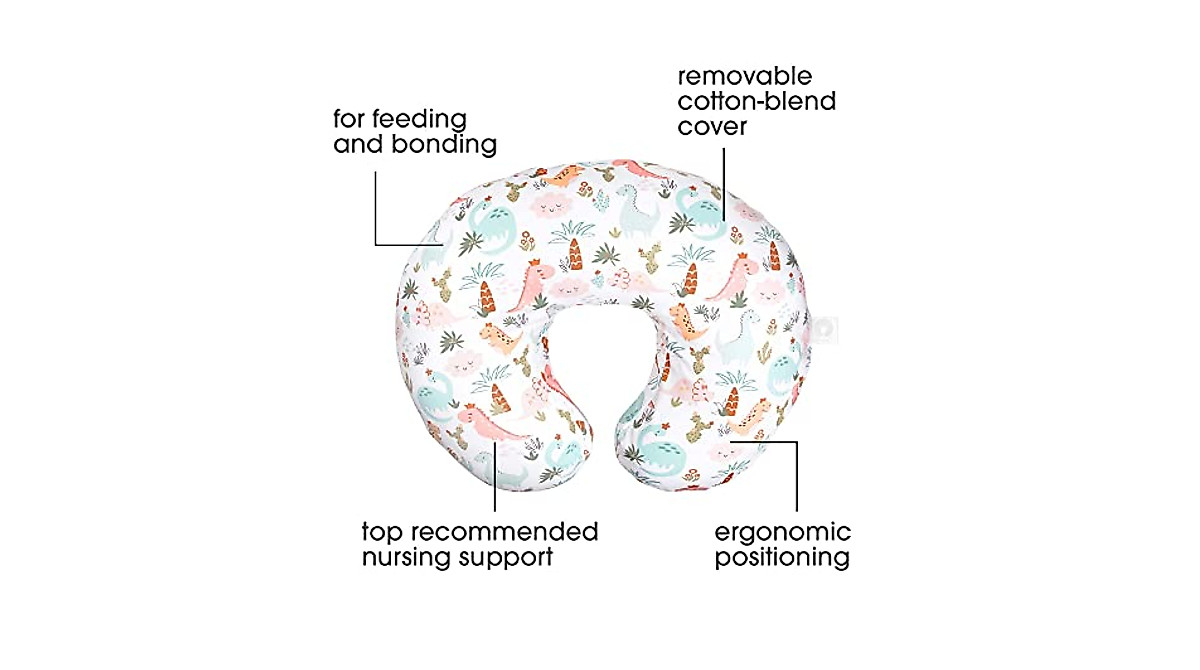 Boppy Original Support Nursing Pillow - Ergonomic Baby Feeding Aid