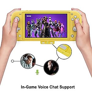 HomeSpot Bluetooth 5.0 Audio Transmitter Adapter with USB C Connector Built-in Digital Mic aptX Low Latency for Nintendo Switch Lite Yellow Accessories Compatible with AirPods PS5 Bose Sony