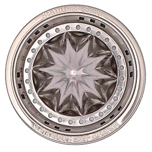 Stainless Steel Juicer Lid for Mason Jars | Metal Citrus Lemon Juice Squeezer Manual Juicer Mason Jar Top for Wide Mouth Jars | Citrus Lemon Orange Reamer Manual Hand Juicer Jar Lid - Wide Mouth