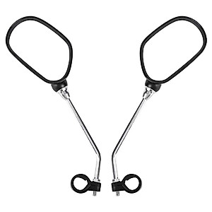 Bike Rearview Mirrors, Adjustable Rotatable Handlebars Glass Bicycle Mirrors,360 Rotation Rearview Mirror for Mountain Bike, Bicycle