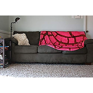 Concha Blanket | Pan Dulce Throw Blanket (Pink Concha Round Blanket)