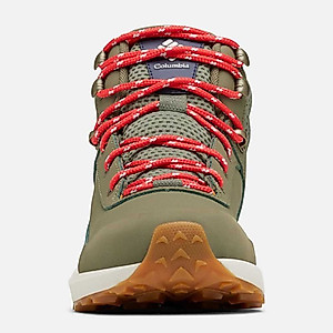 Columbia Women's Trailstorm Peak Mid Hiking Shoe, Stone Green/Nocturnal, 6