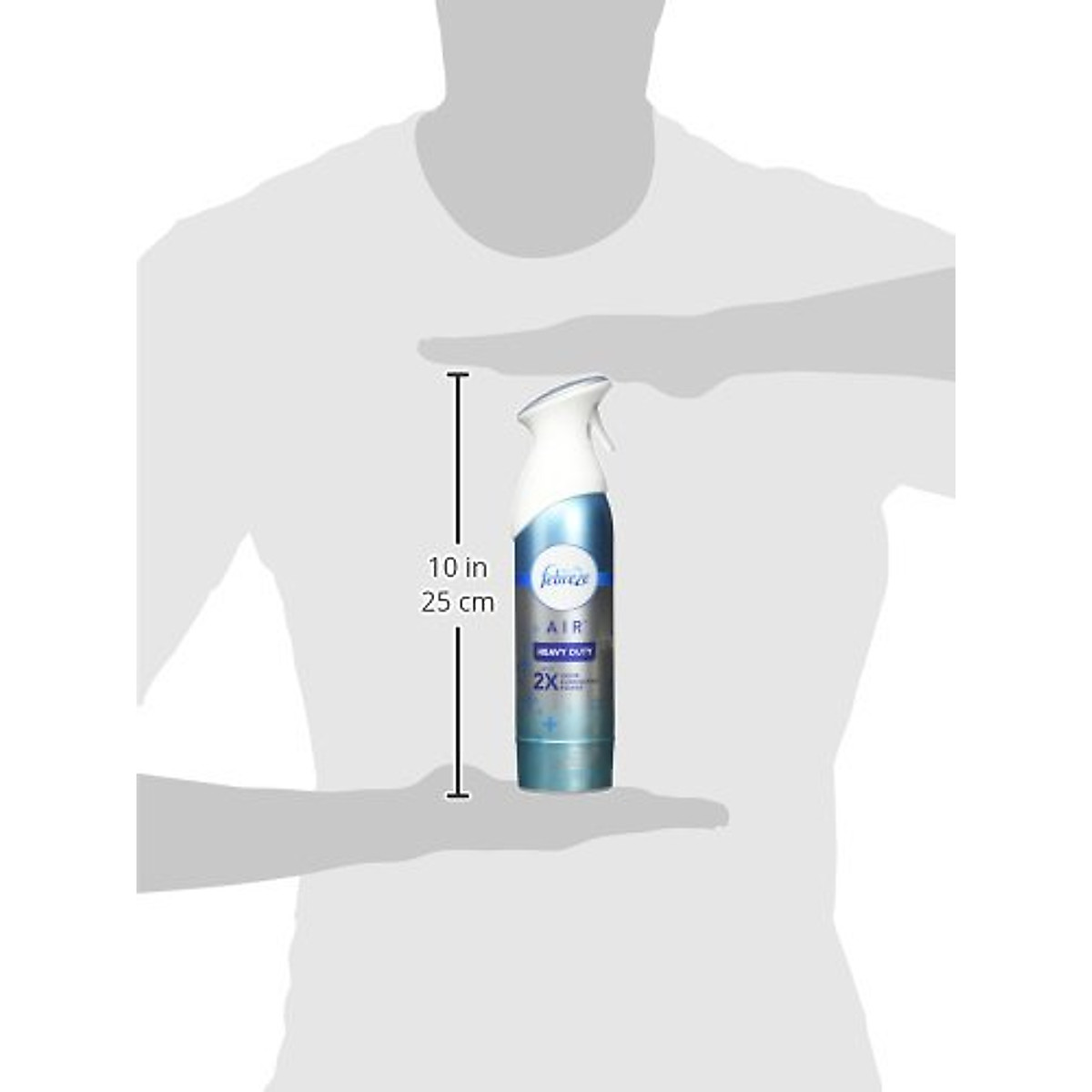 Febreze Odor-Eliminating Air Freshener, Heavy Duty Crisp Clean, 8.8 fl oz