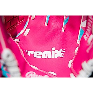Rawlings | REMIX T-Ball & Youth Baseball Glove | Right Hand Throw | 9" | Pink
