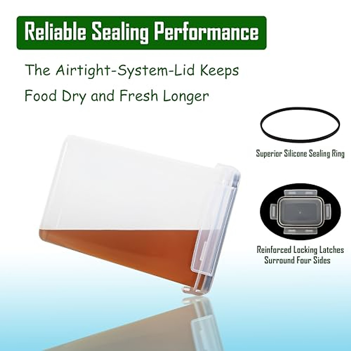 30 Pack Food Storage Containers with Lids Airtight, Kitchen Pantry Organizers and Storage for Cereal Flour Sugar Pasta Snacks, Clear Plastic BPA Free Dry Food Canisters with Labels & Measuring Spoons