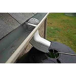 Gutter Guard 3 Inch Expand Aluminum Filter Strainer. Stops Blockage Leaves Debris. Pack of 4. by Massca (Aluminum 3 inch)