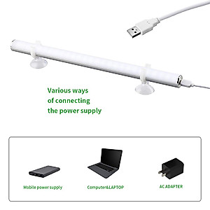 Shineslay LED Mirror Lights, USB Portable Vanity Lights, Touch Control Rechargeable Cordless Makeup Light for Mirror for Makeup Closet Bedroom Bathroom