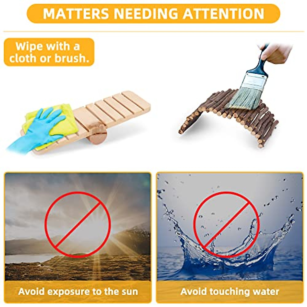 Beyoung 10 Pack Hamster Chew Toys, Small Animal Activity Toys Accessories Molar Teeth Care Natural Apple Wood Ladder Bell Roller for Dwarf Hamsters Rat Guinea Pigs Chinchillas Gerbils Bunnies