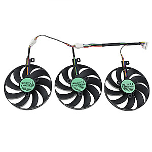 CCVA T129215SU 7Pin GPU Card Cooler Fans for ASUS ROG StrixGeForce RTX 2060 2080 2080 Ti or RX 5600 XT RX 5700XT Fan 1 Set