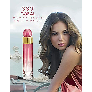 Perry Ellis 360 Coral Eau De Parfum Spray 6.8 Oz
