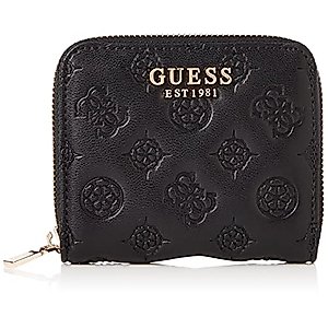 GUESS La Femme Small Zip Around Wallet, Black