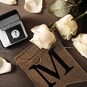 LINGTEER Miss to Mrs Burlap Bunting Banner - Perfect for Wedding Bridal Shower Bachelorette Party Decorations.