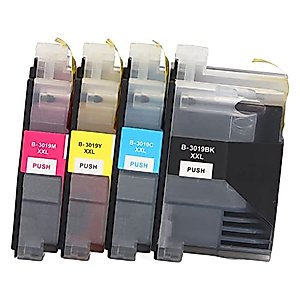 Fafeicy 4 Color Ink Cartridge, Inkjet Cartridge Printer Replacement for MFC J5330DW MFC J6530DW J6730DW MFC J6930DW
