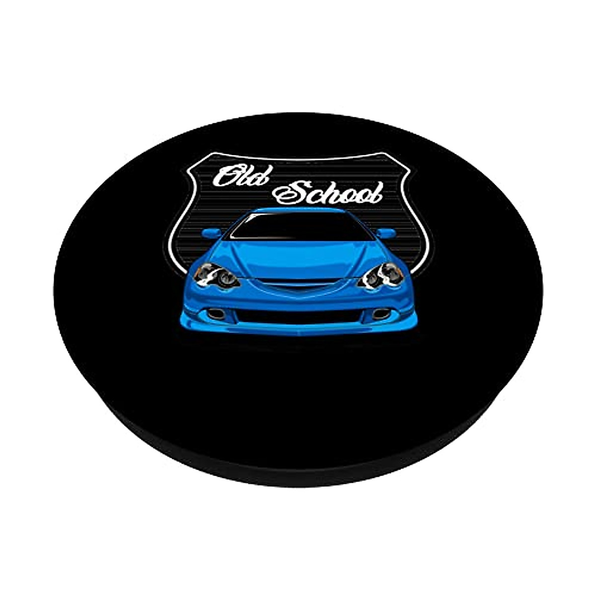 Vintage Hot Rod, Import Racer, Men's Old School Tuner Car PopSockets Swappable PopGrip