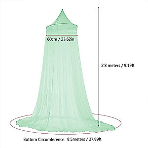 Bed Mosquito Net, Dome Elegant Lace Ceiling Princess Bed Mosquito Netting Girls Room Bedding Hanging Mosquito Net