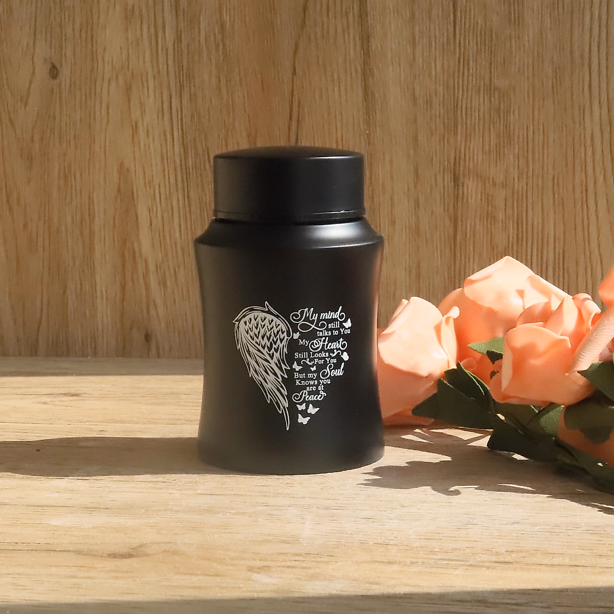 4.5 Inches Small Urn for Human Ashes Stainless Steel Mini Cremation Urn Small Keepsake Urn Human Ashes Container Memorial Ashes Container