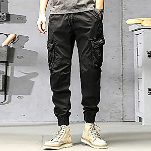 +Today+2023 Mens Tactical Pants Slim Fit Mens Gym Pants With Pockets Loose Fitting Long Johns Tailored Suit Trousers Pantalón Para Hombre Men's Hiking Pants Carpenter Jeans