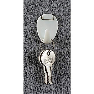 Officemate Cubicle Hooks, White, Set of 5 (30180)