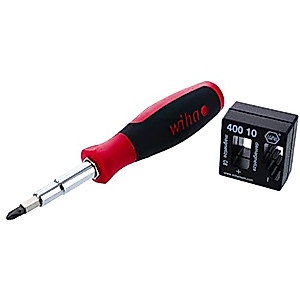 Wiha 77891 11inOne Multi-Driver with SoftFinish Handle & 40010 Magnetizer Demagnetizer
