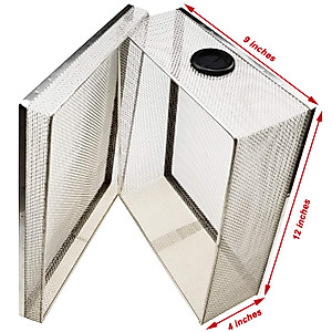 TACKMETER Large WiFi Router Cover RF EMF Protection Radiation Shield 12x9x4 inches for WiFi Router Modem,Blocks 5G