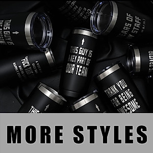 Funny Boss Owner Gifts Ideas for Men Women - Entrepreneur Gifts -Small Business New Business, 20oz Insulated Tumbler, Black