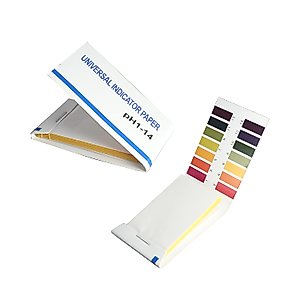 Bettomshin 10 Packs of 800 Strips PH 1-14 Test Paper Litmus Strips Tester Indicator Paper 80Pcs Per Pack for Garden and Soil Testing
