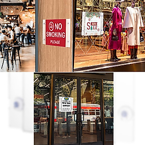 Adir Acrylic Window Sign Holder with Suction Cups 2 Pack (8.5-x-11-inch)