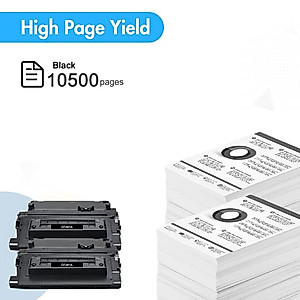 81A Toner Cartridge 2-Pack Compatible Replacement for HP 81A CF281A 81X CF281X Toner Cartridge for HP Laserjet Enterprise MFP M604 M605 M630h M630dn M630f M630z M606 M630 Printer Black