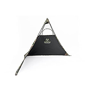 Nukem Grab & Go Hunting Ground Blind - TrueTimber HTC Green - Lightweight Stake-Free Pop Up Turkey & Deer Blind (Standard)