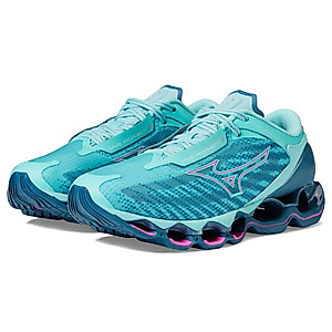 Mizuno Women's Wave Prophecy 12 Running Shoe, Antigua Sand, 9