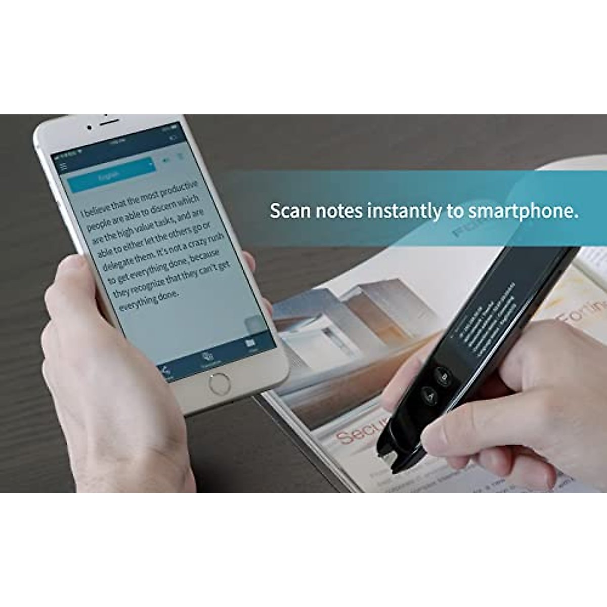 PenPower WorldPen Scan Go | OCR Reading Pen with Text to Speech | Pen Scanner for Data Input | Pen Translator for Second Language Learners| Wireless Standalone | LCD Touchscreen | Wi-Fi Connection