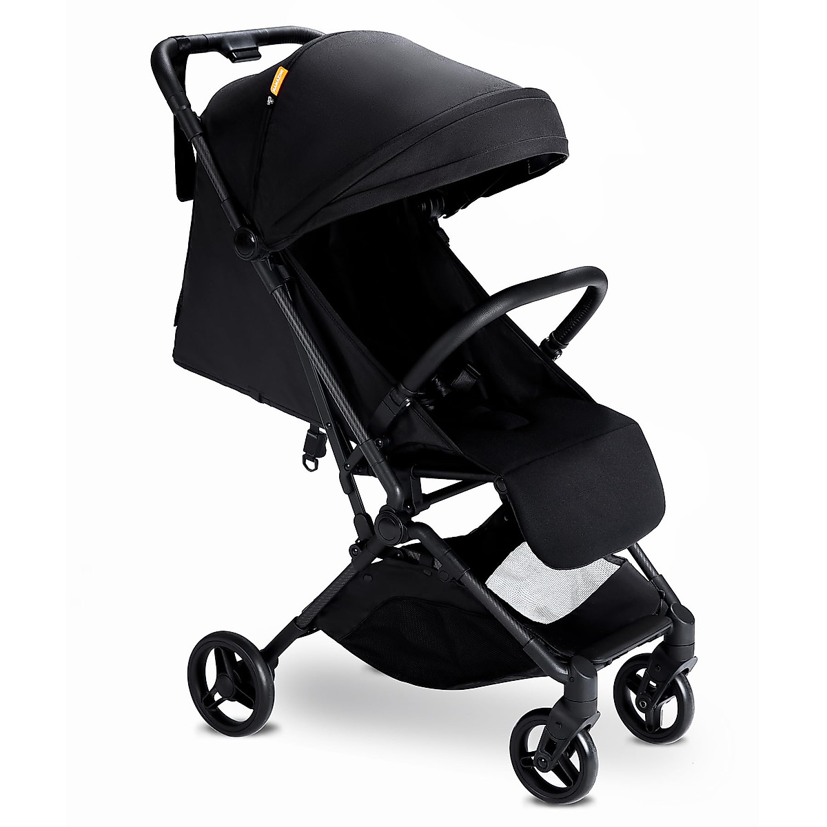 MAMAZING Lightweight Baby Stroller with Organizer, Ultra Compact & Airplane-Friendly Travel Stroller, One-Handed Folding Stroller for Toddler, Only 11.5 lbs, Coal